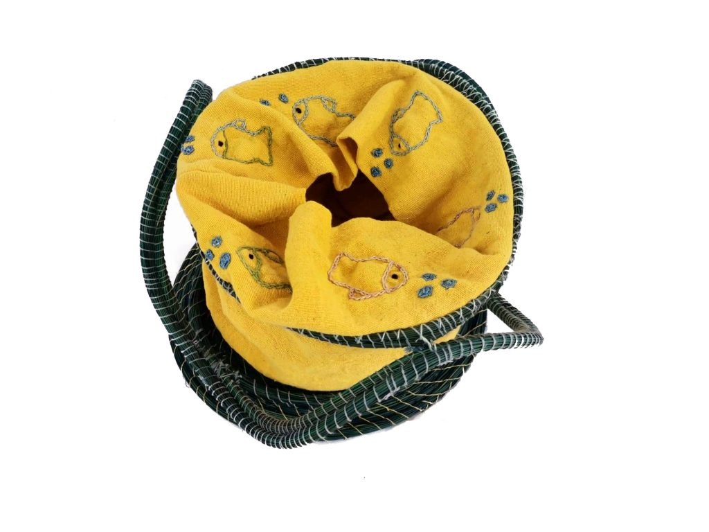 Panier en HALFA pr Décoration intérieure 26*17 cm - Handmade Tunisia