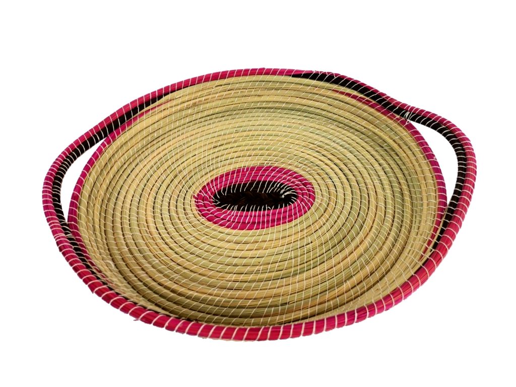 Panier en HALFA pr Décoration intérieure 50*6 cm - Handmade Tunisia